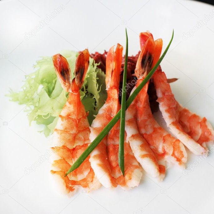 Cooked shrimp sashimi | Wasabi Sushi And Slurp Ramen